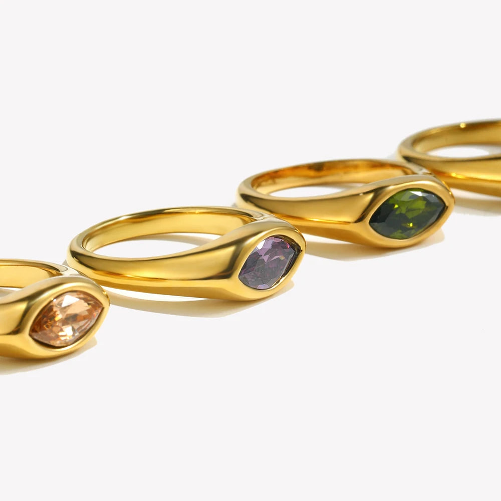 Aurora Marquise Signet Ring – Victoria Emerson