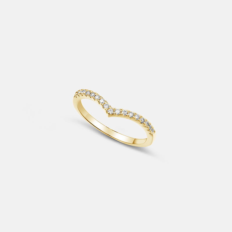 9 carat gold wishbone ring store